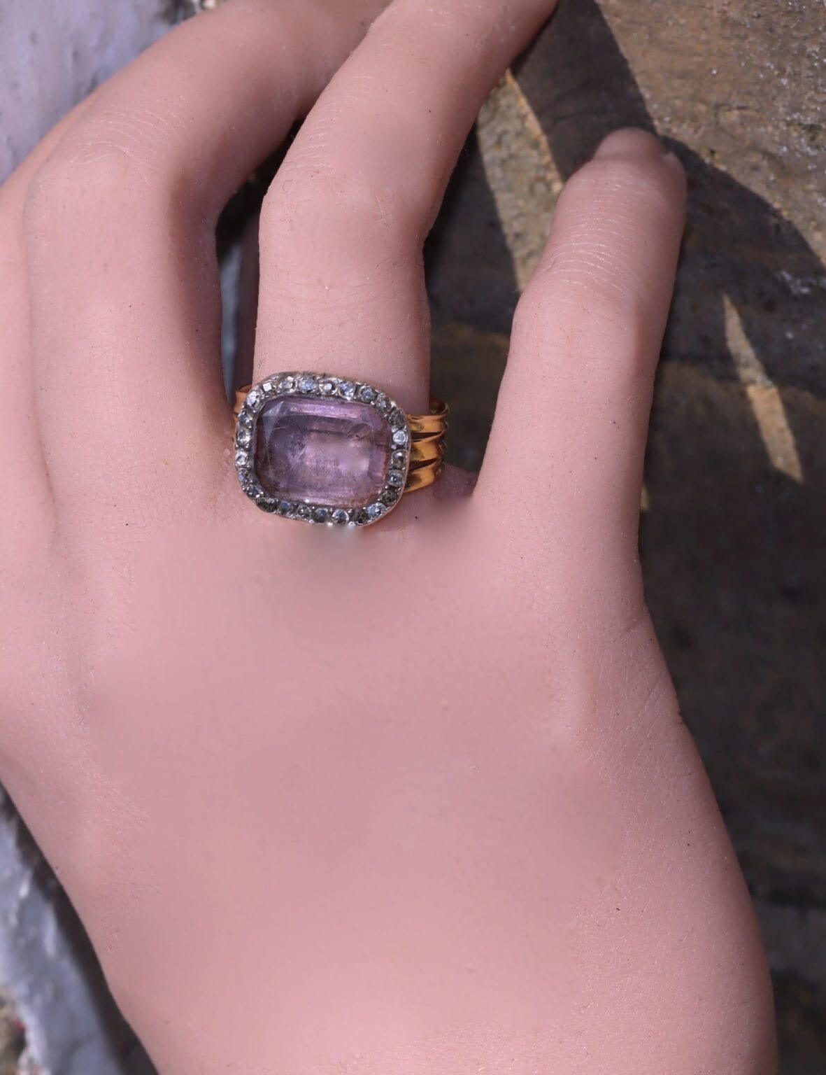 Rowan And Rowan Georgian Pink Topaz Cluster